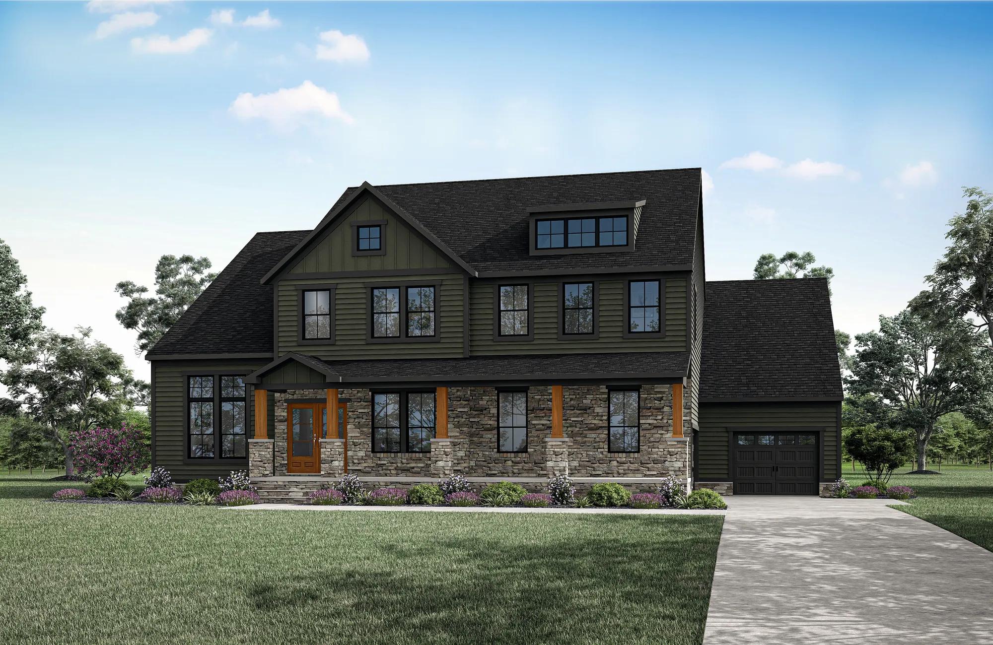 The Marabelle new home floor plan at Corbett Landing in Pittsboro, NC