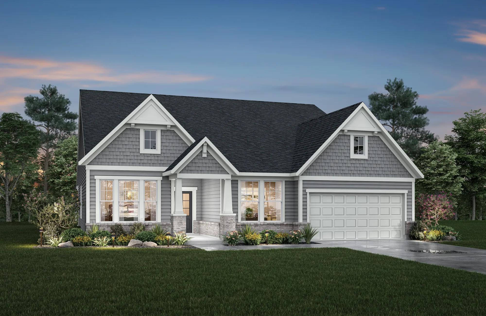 Build On Your Lot Indianapolis | The Parkette Custom Home Floor Plan