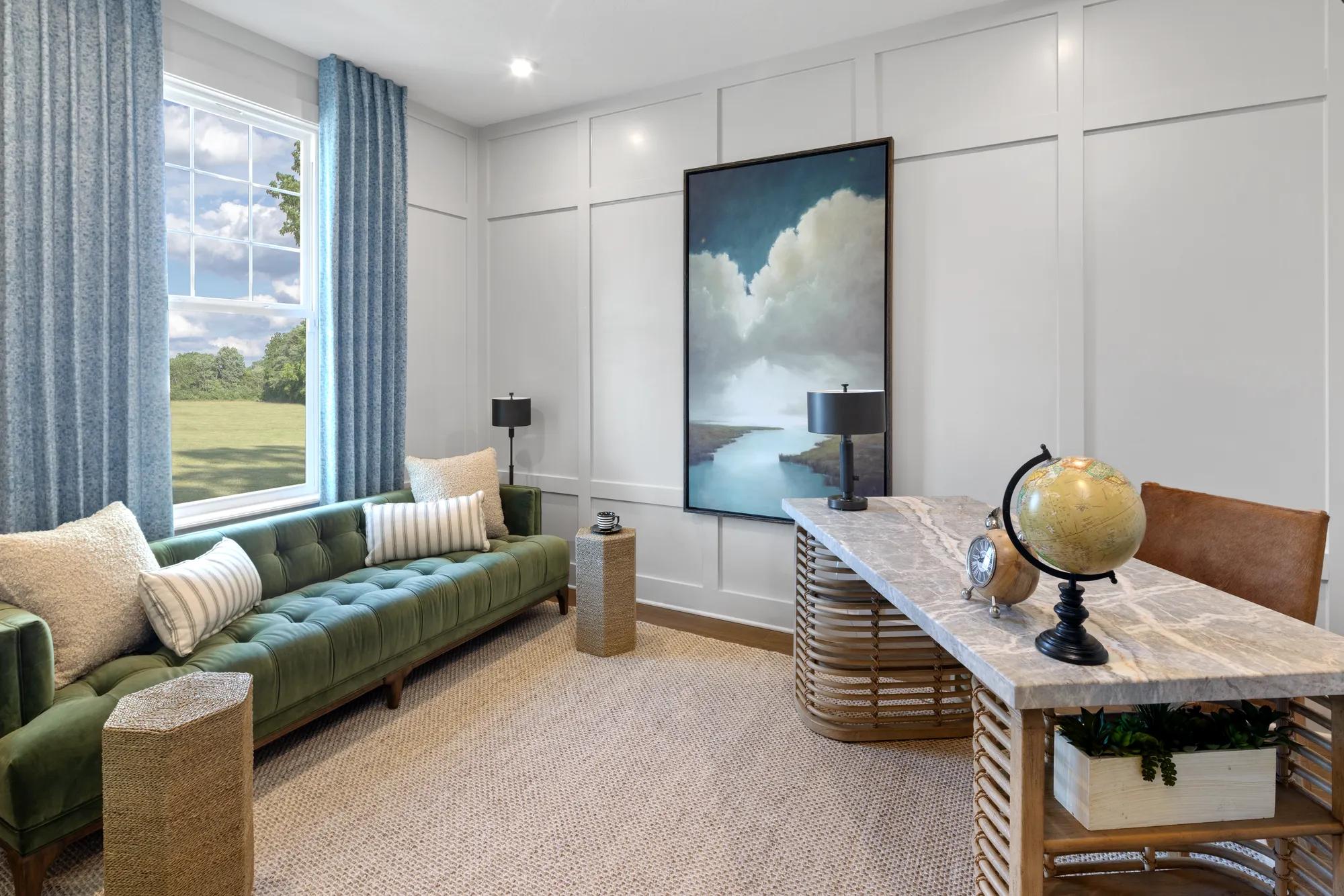 The Shelburn New Home Floor Plan at Colonnade in McCordsville, IN