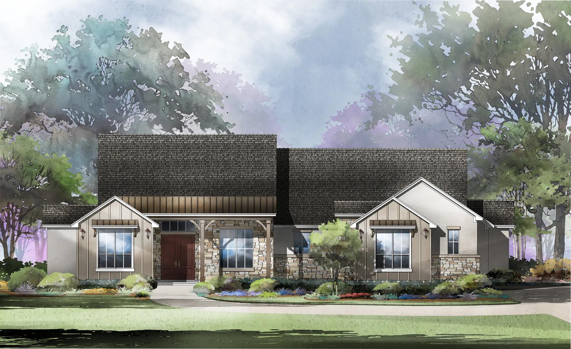 New Home Floor Plans | The Tobias II at George's Ranch in Boerne, TX