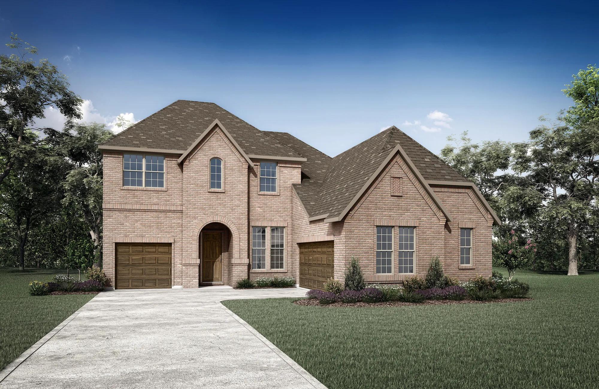 New Home Floor Plans | The Deerfield J at Homestead 72 in Rockwall, TX