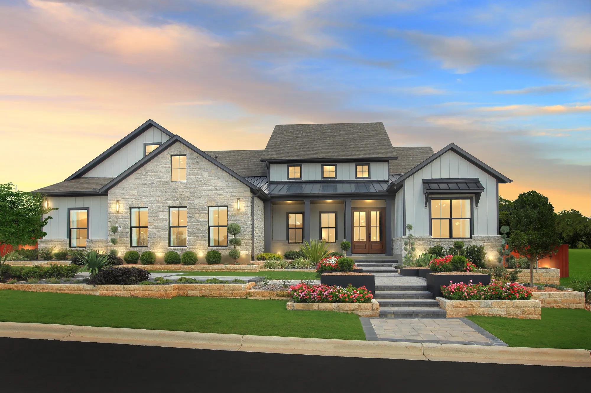 Custom Home Floor Plans | Build On Your Lot Austin, TX | The Leighton