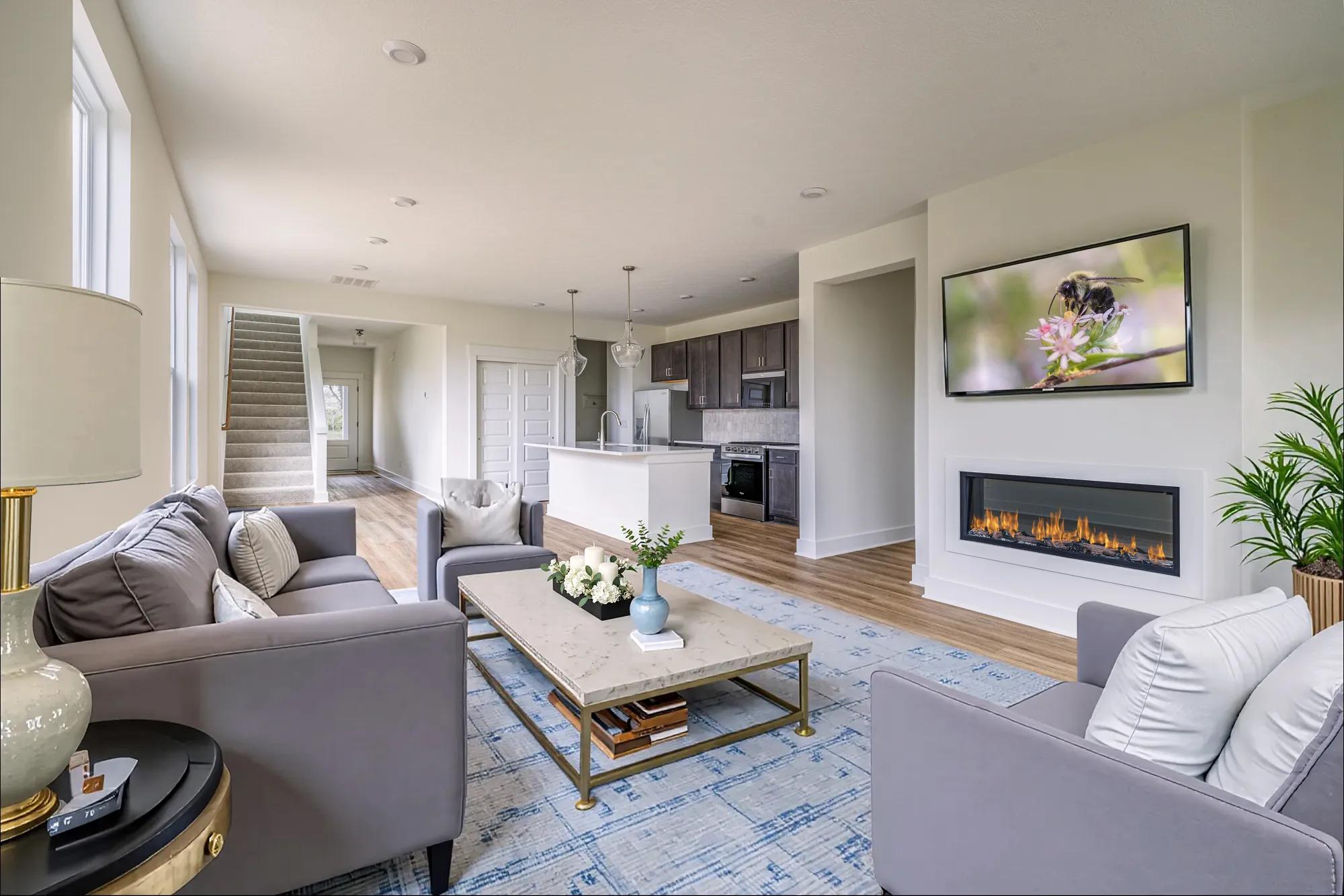 New Townhomes for Sale in Brunswick, OH at Market Highlands