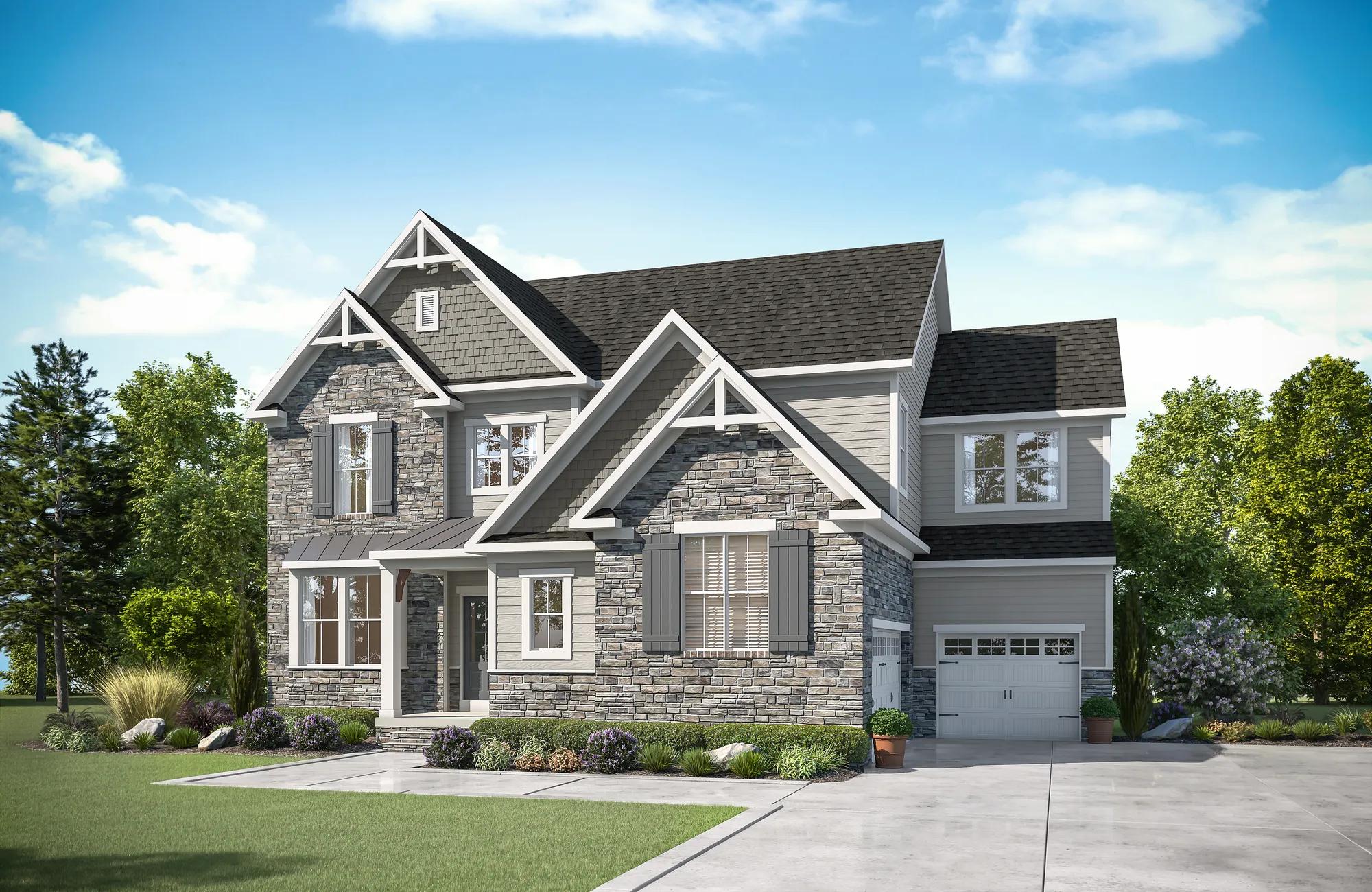 The Theodore Floor Plan at Corbett Landing in Pittsboro, NC