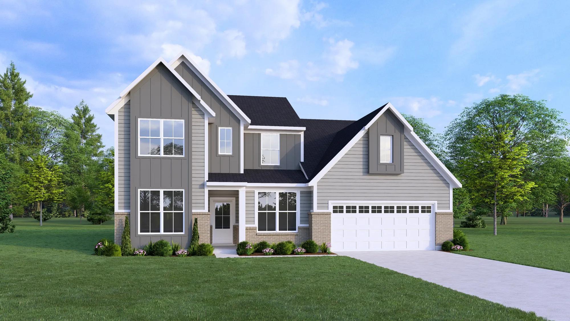 The Marshall Floor Plan at Welford at Easton Grey Manors