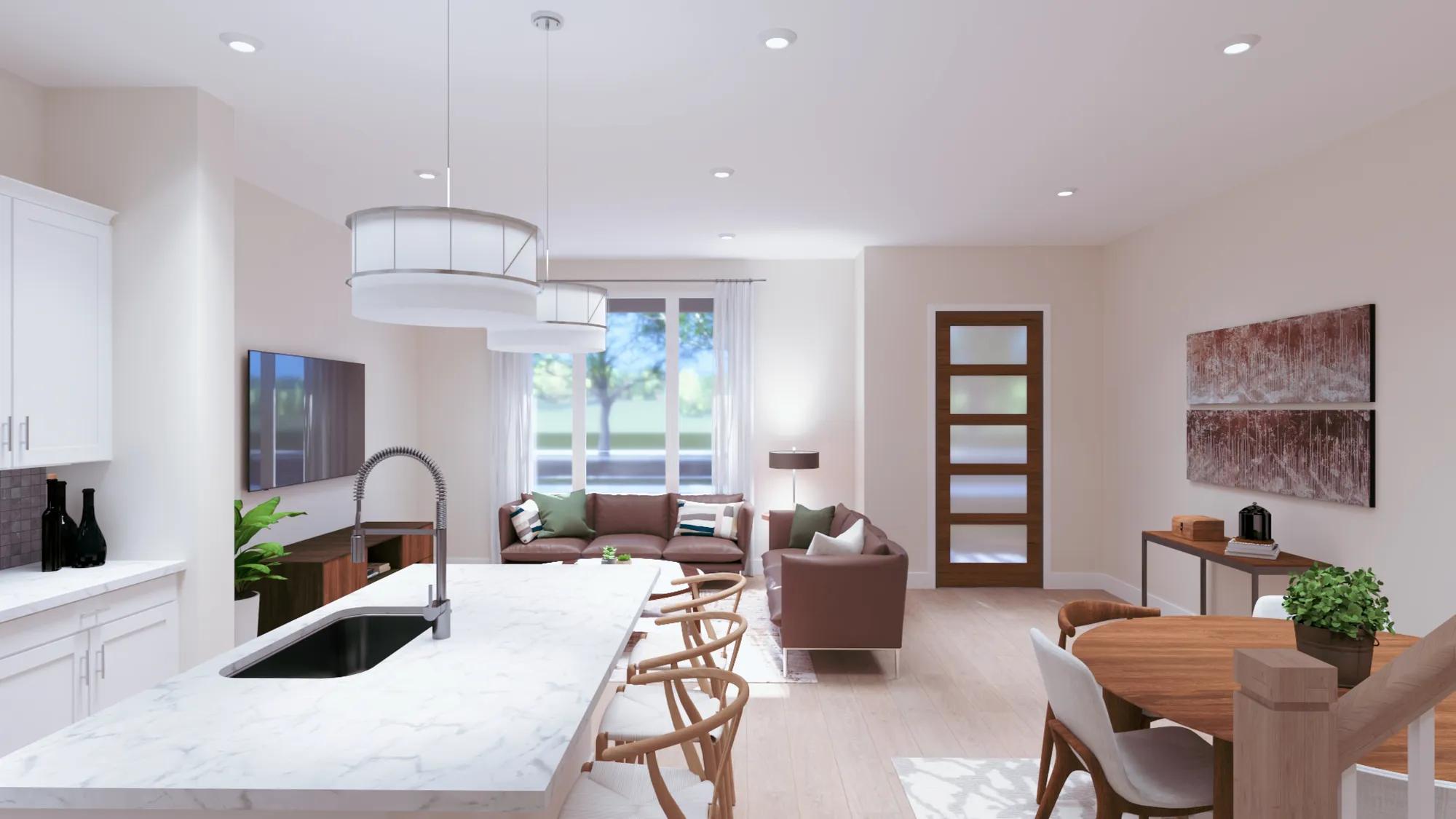 New Townhome Floor Plans | The Jaxon at Chelsea Commons
