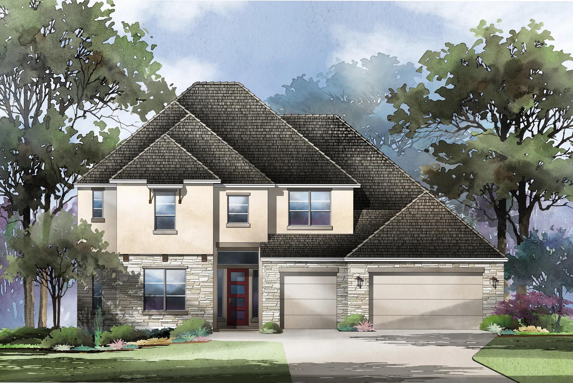 New Home Floor Plans | The Navarro at Kinder Ranch in San Antonio