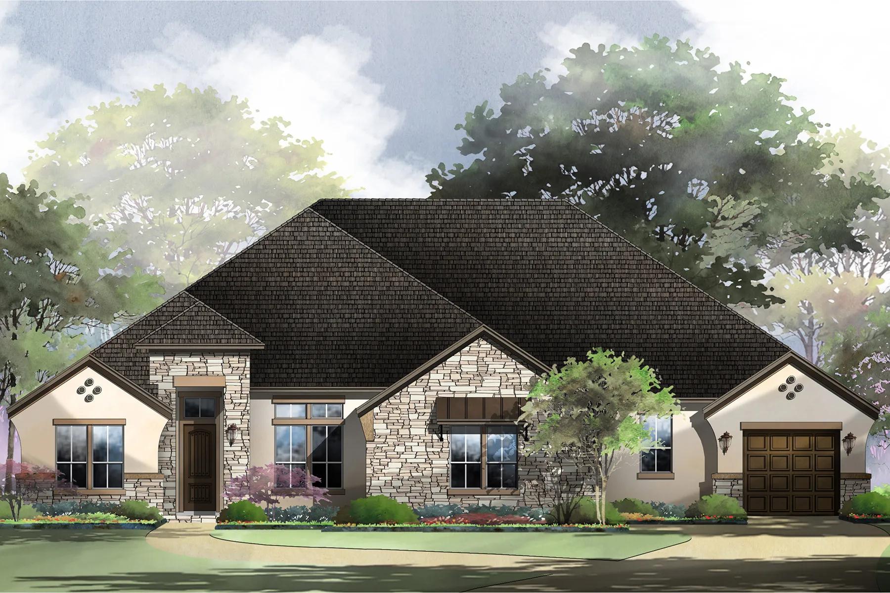 New Home Floor Plans | The Vermentino at Kinder Ranch in San Antonio