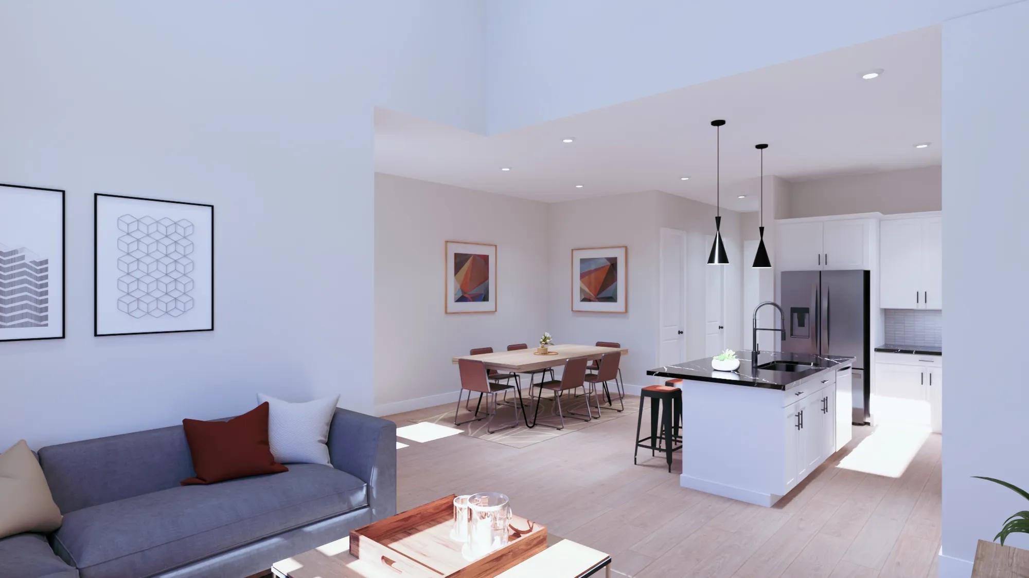New Townhome Floor Plans | The Harlan at Chelsea Commons