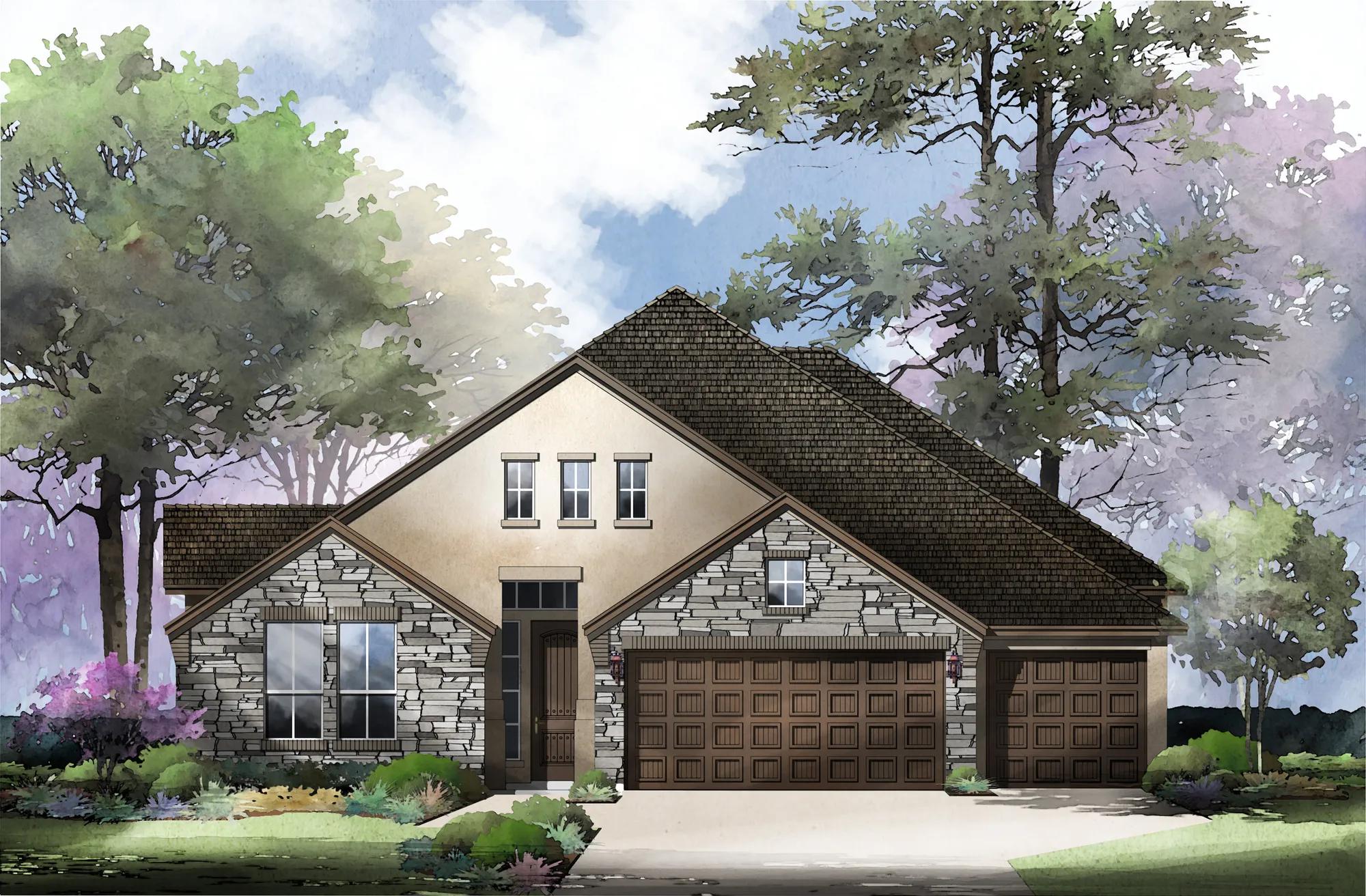 New Home Floor Plans | The Robertson at Legacy at Lake Dunlap