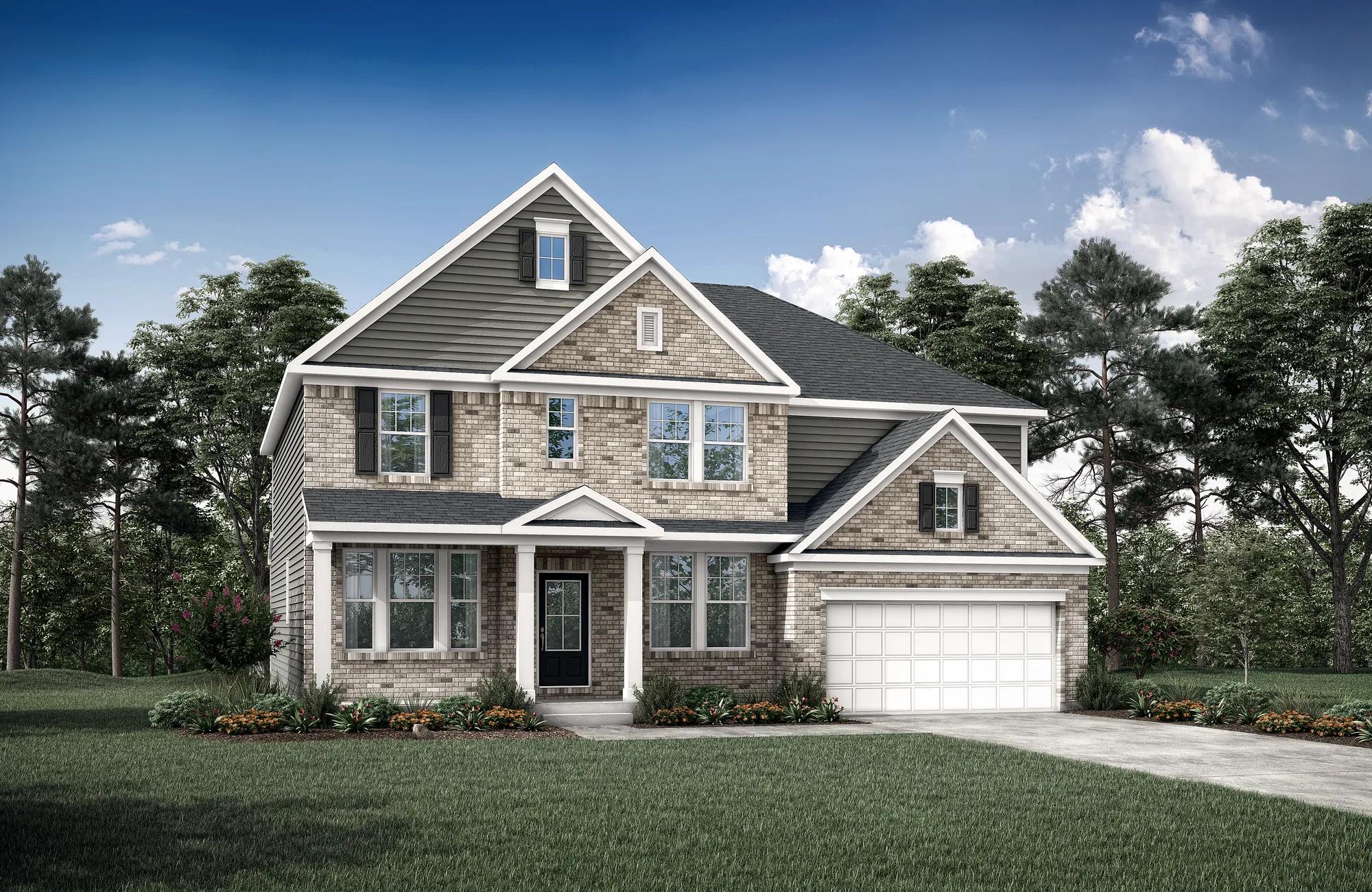 New Home Floor Plans | The Vanderburgh at ivy Lane