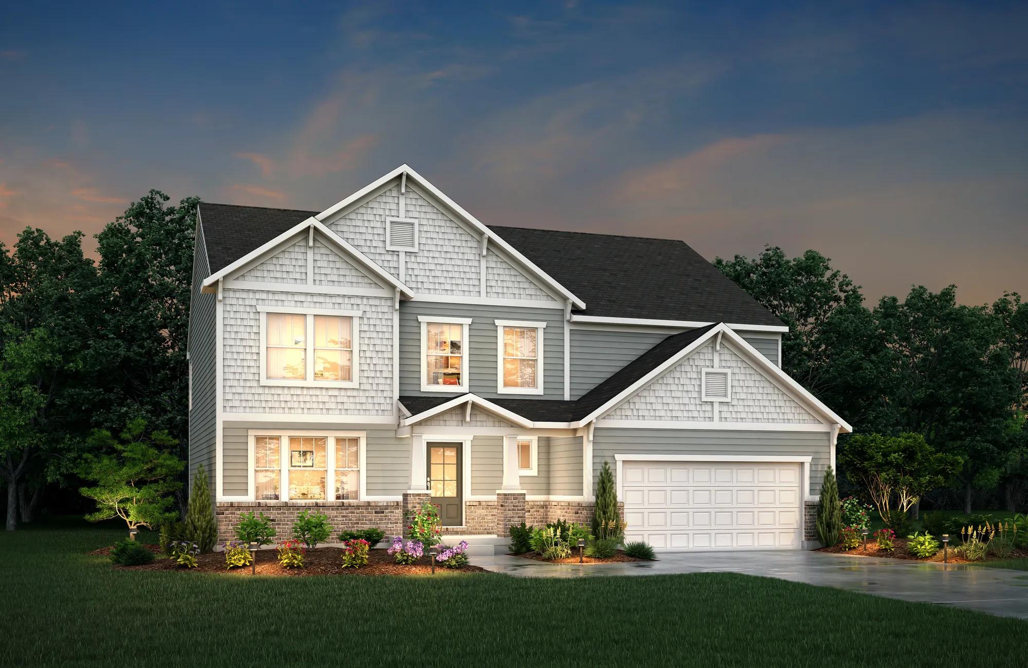 Build On Your Lot Cleveland, OH | The Alden Custom Home Floor Plan