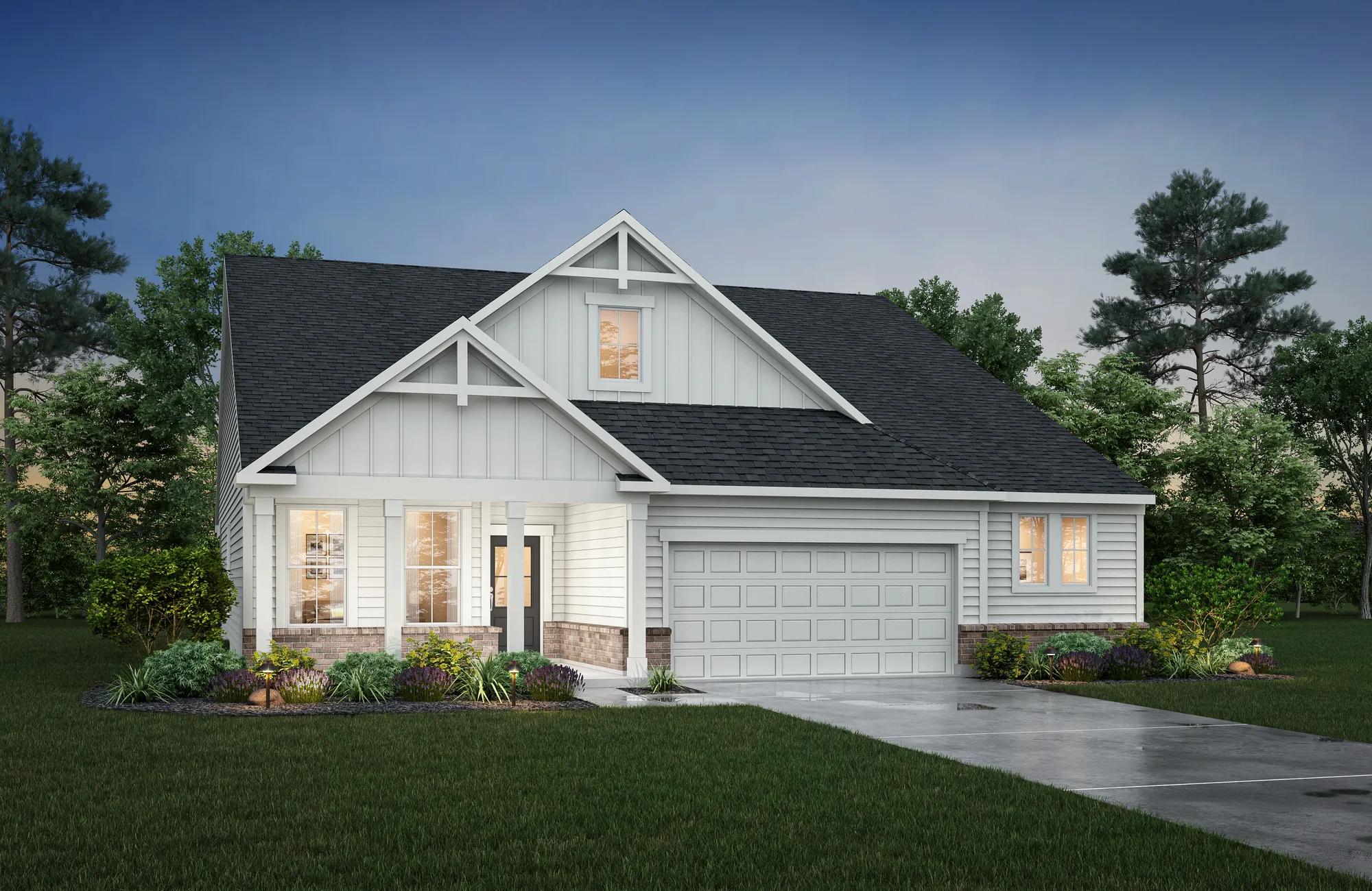 Build On Your Lot Cleveland, OH | The Parkette Custom Home Floor Plan