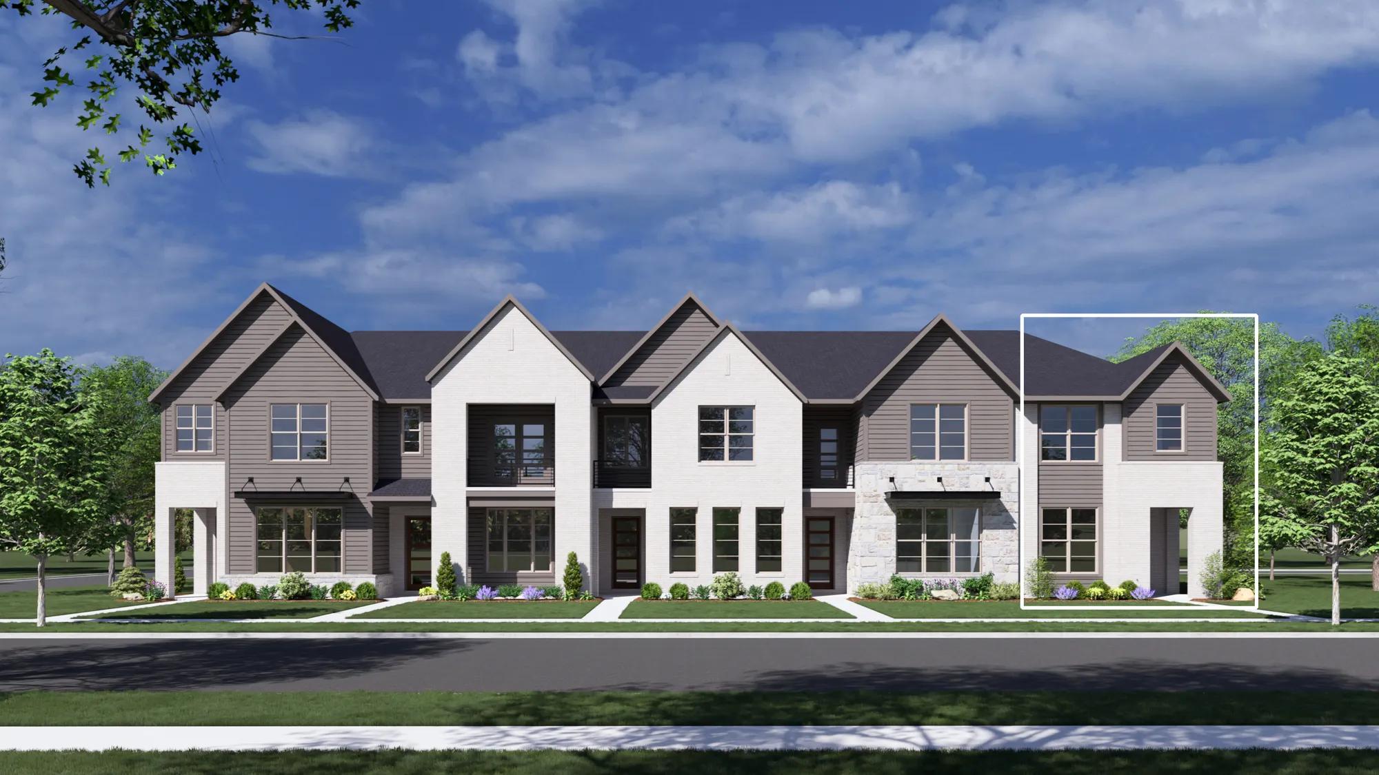 New Townhome Floor Plans | The Larson at Chelsea Commons
