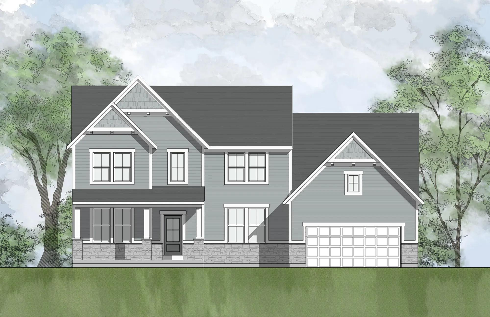 New Home Floor Plans | The Viola at Fieldstone landings Avon Ohio