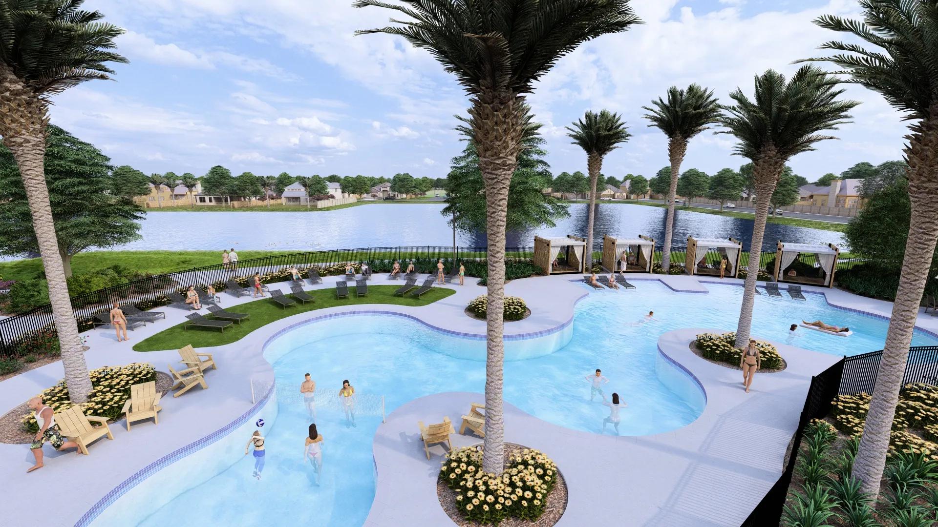 New Construction Homes for Sale in Katy, TX at Lakes of Cane Island 45