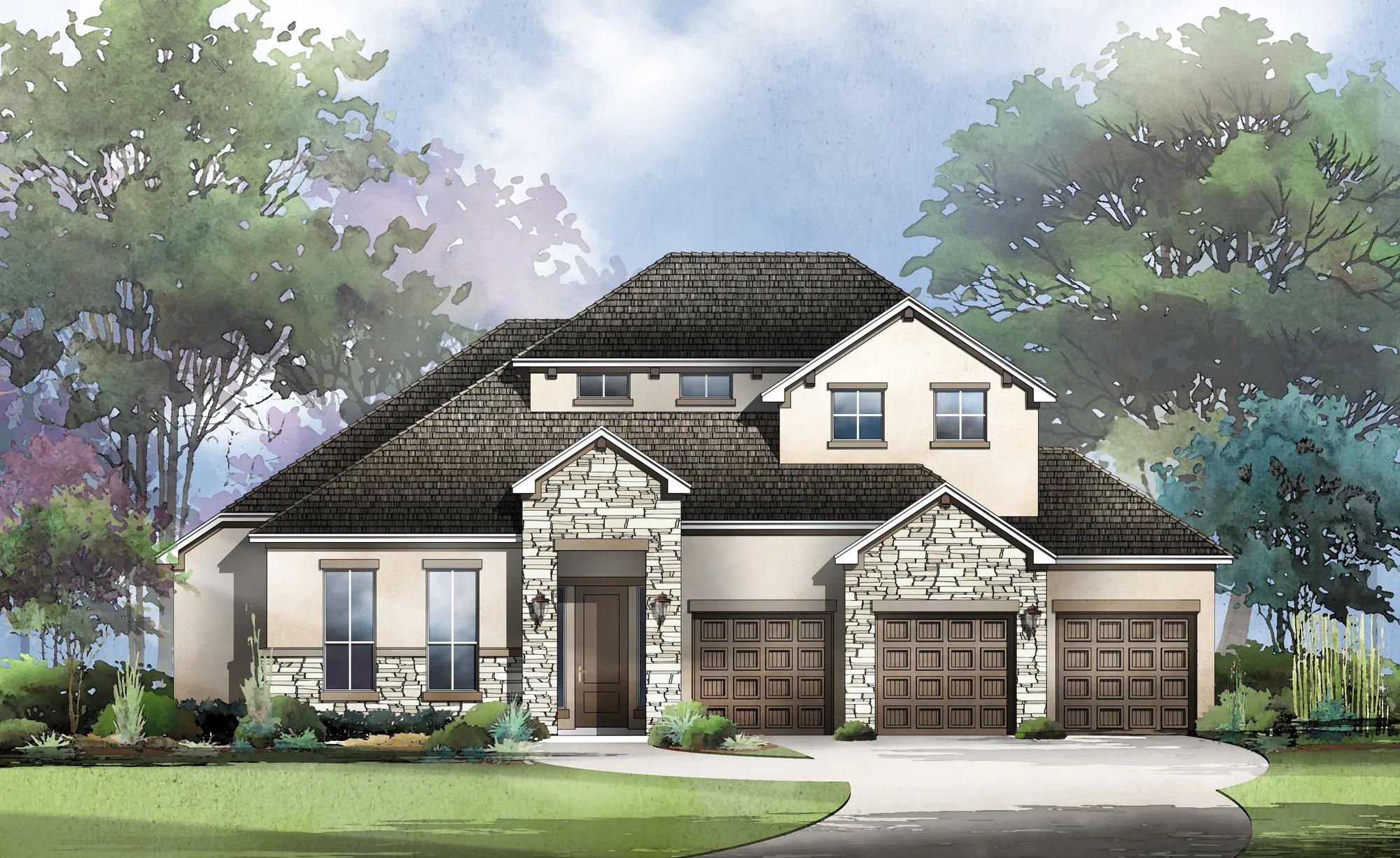 New Home Floor Plans | The Phillip at Legacy at Lake Dunlap