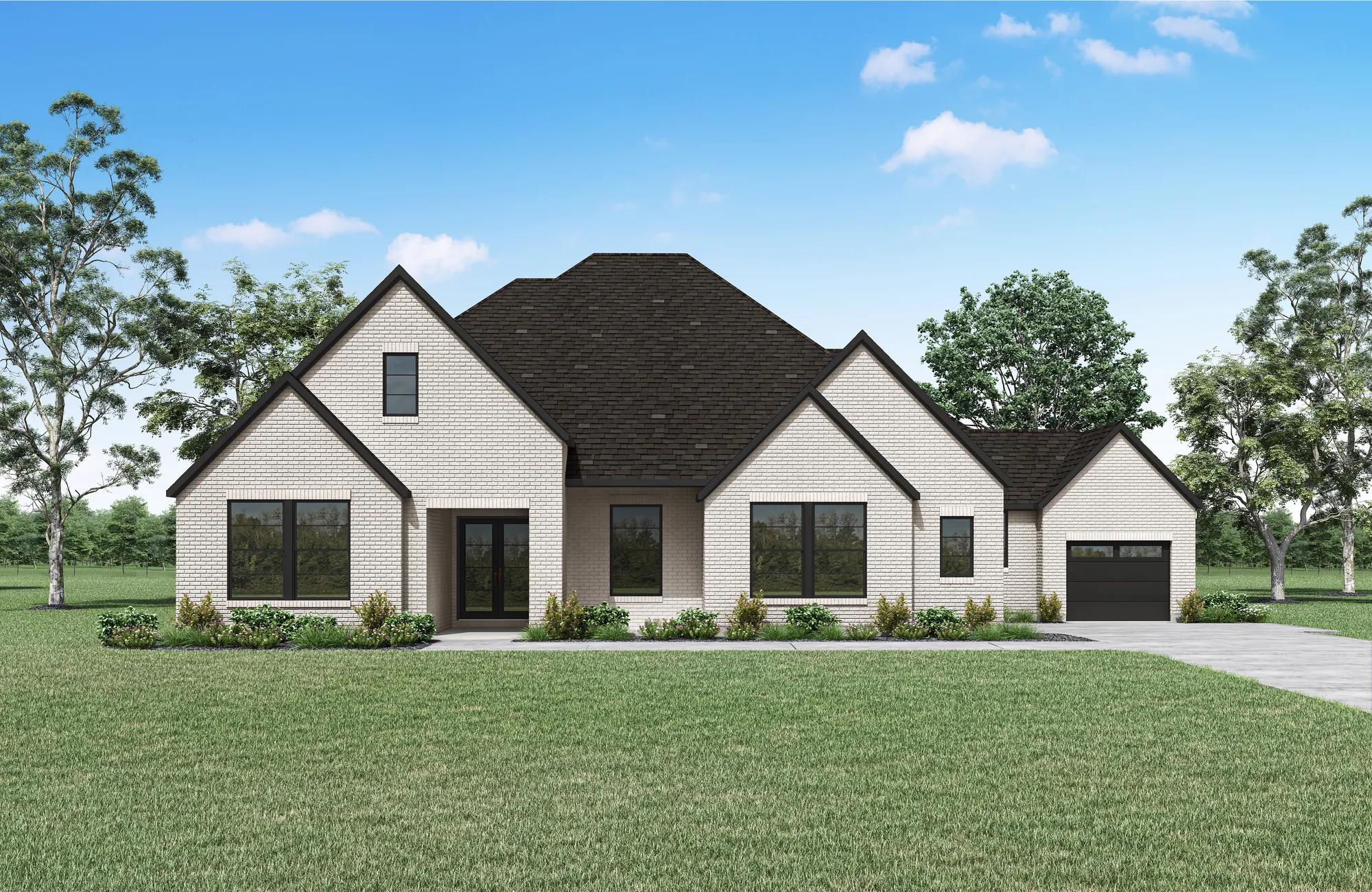 Custom Home Floor Plans | Build On Your Lot Dallas, TX | The Castella II