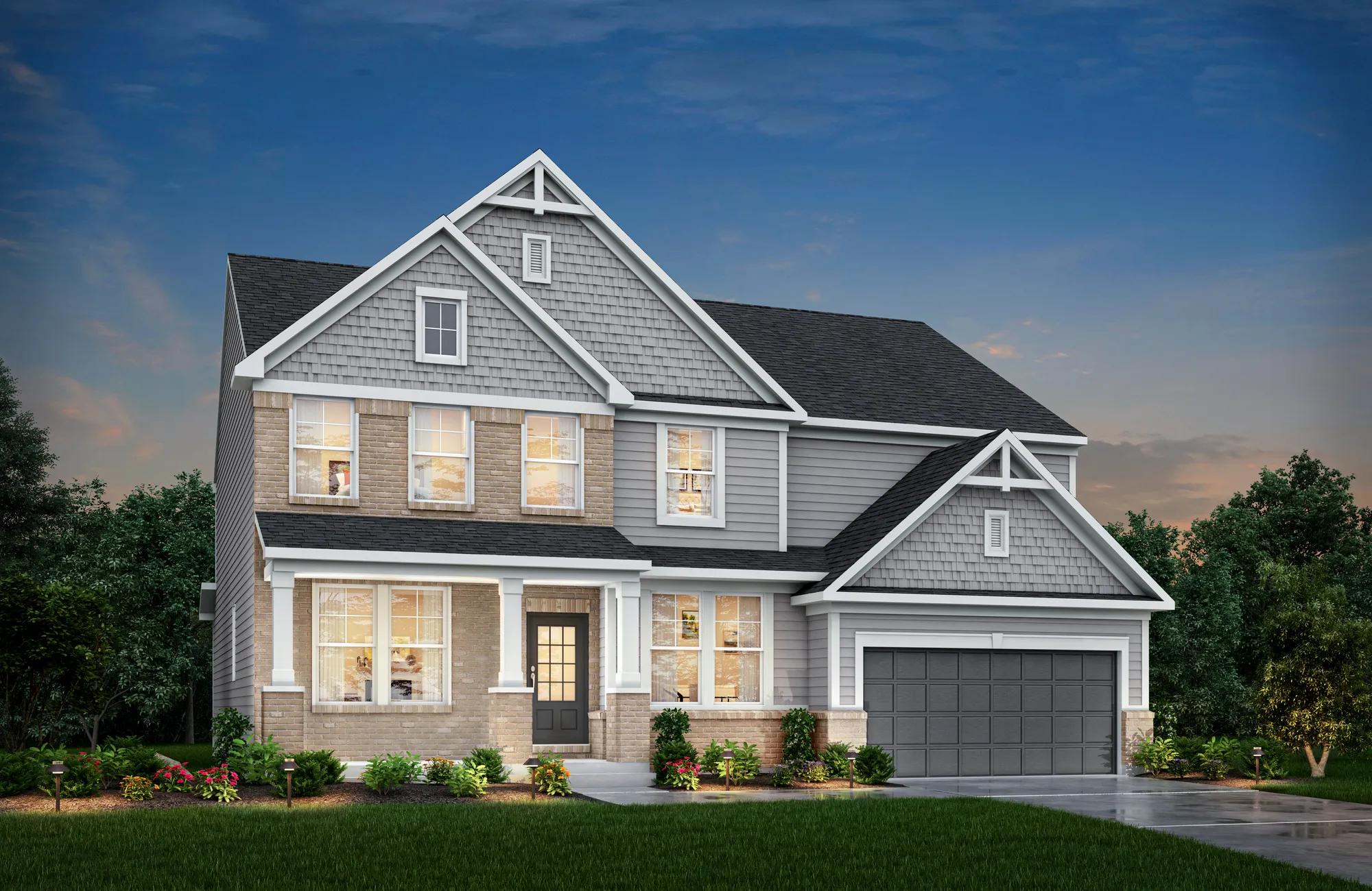 New Home Floor Plans | The Vanderburgh at Pebble Brook Crossing