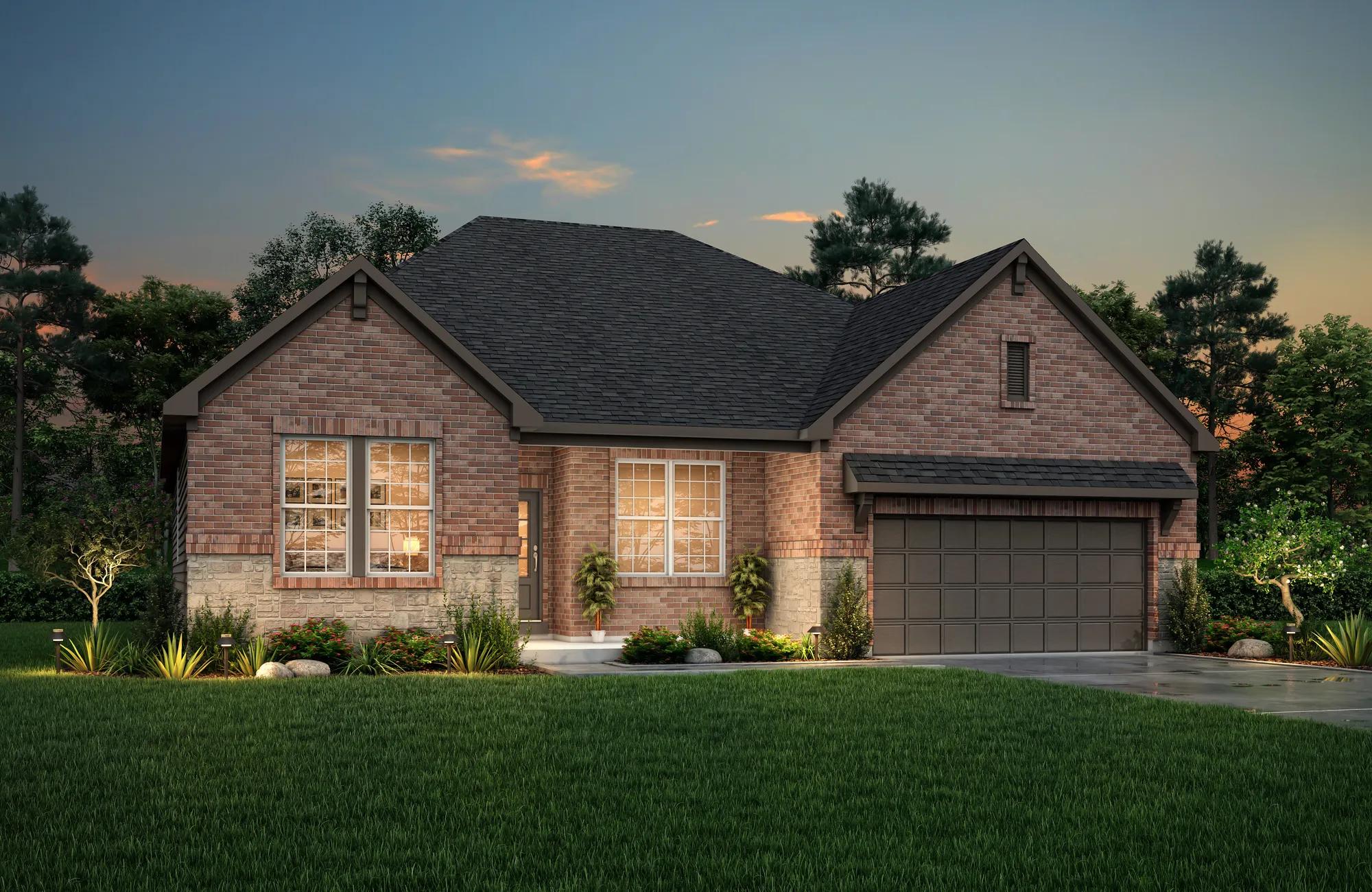 The Shelburn New Home Floor Plan at Colonnade in McCordsville, IN