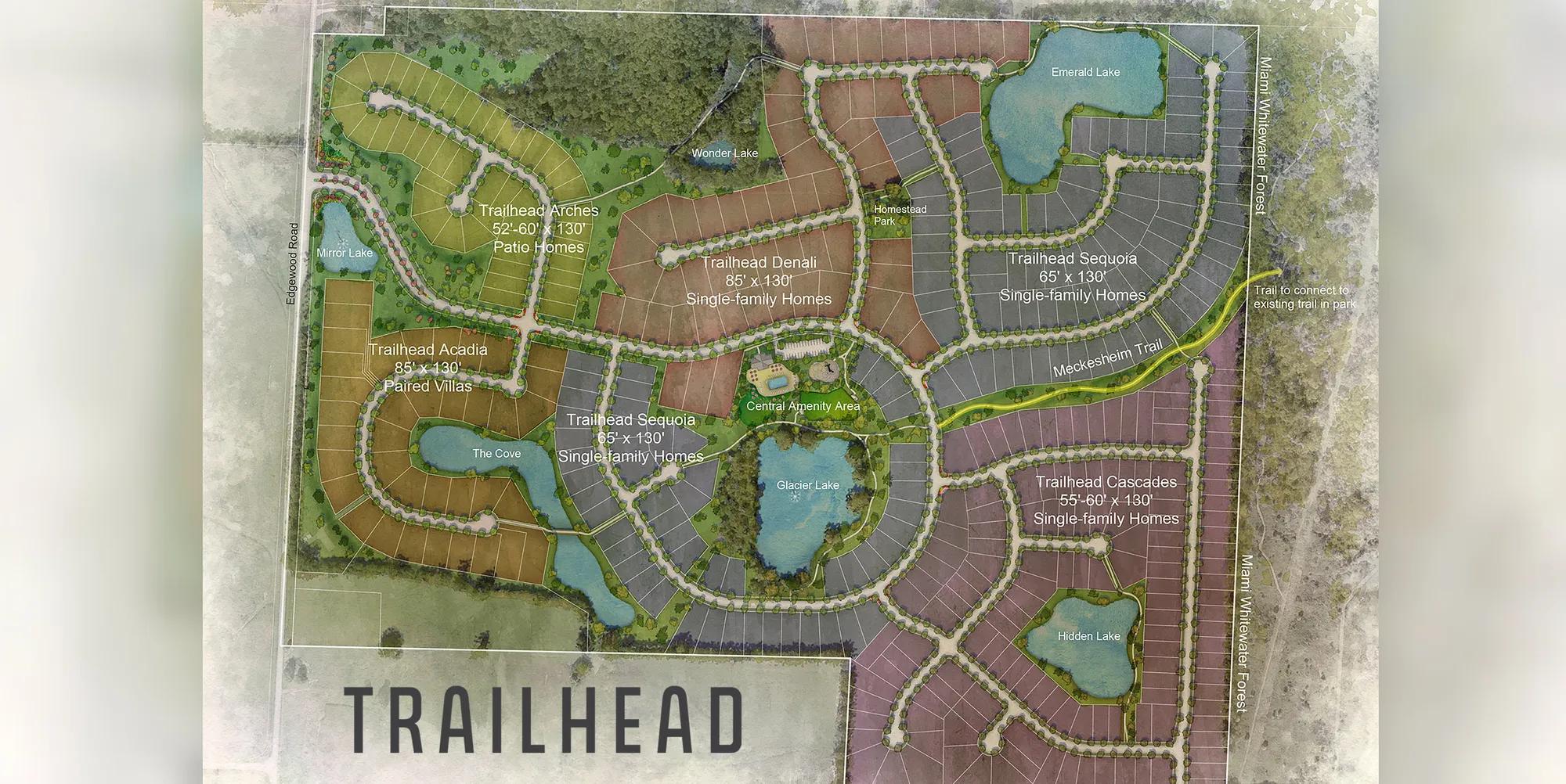 New Patio Homes in Harrison, OH at Trailhead Arches