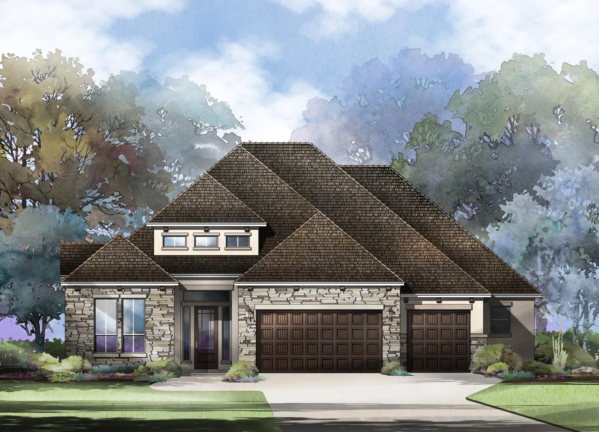 New Home Floor Plans | The Dewitt at Kinder Ranch in San Antonio