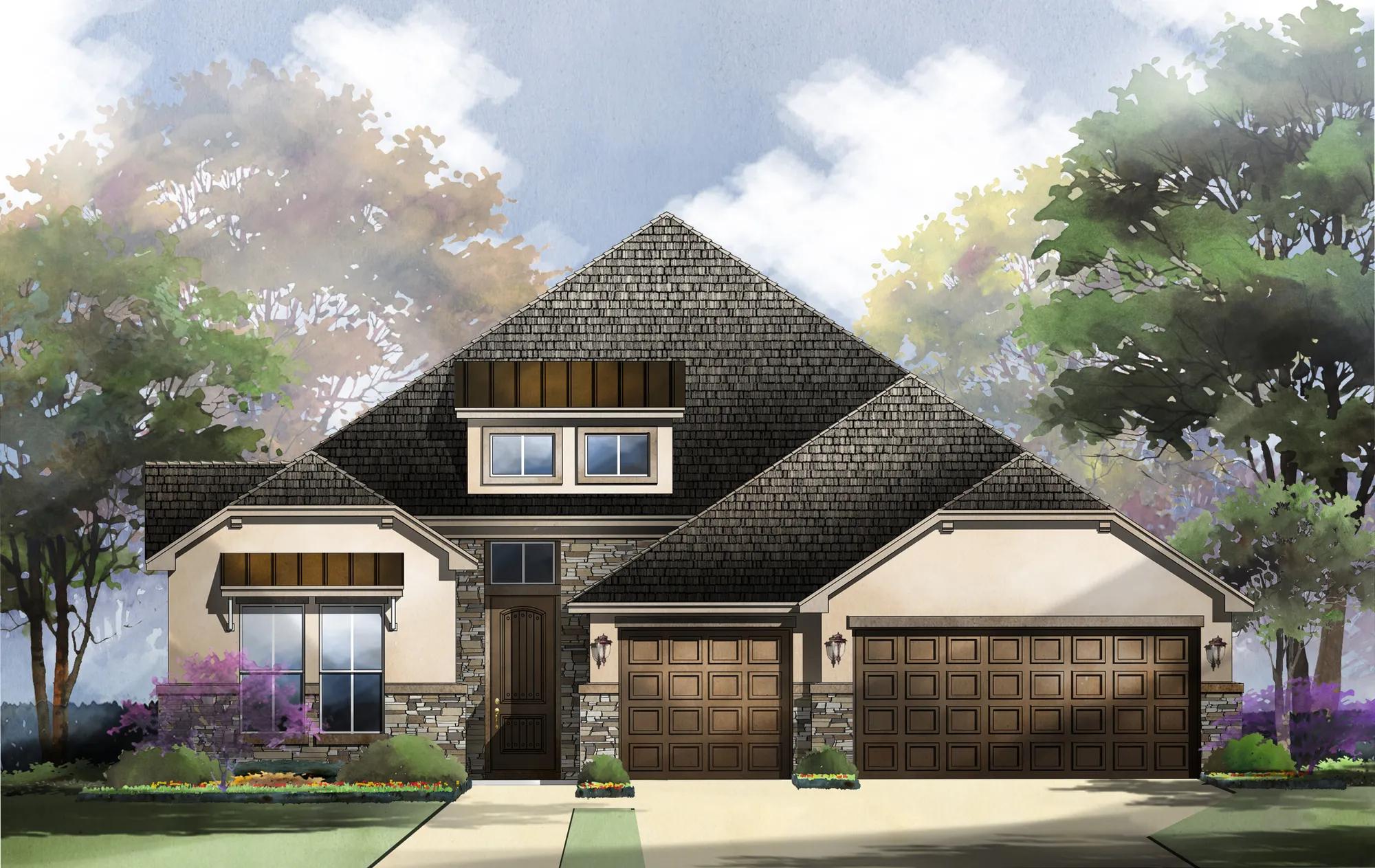 New Home Floor Plans | The Franklyn at Legacy at Lake Dunlap