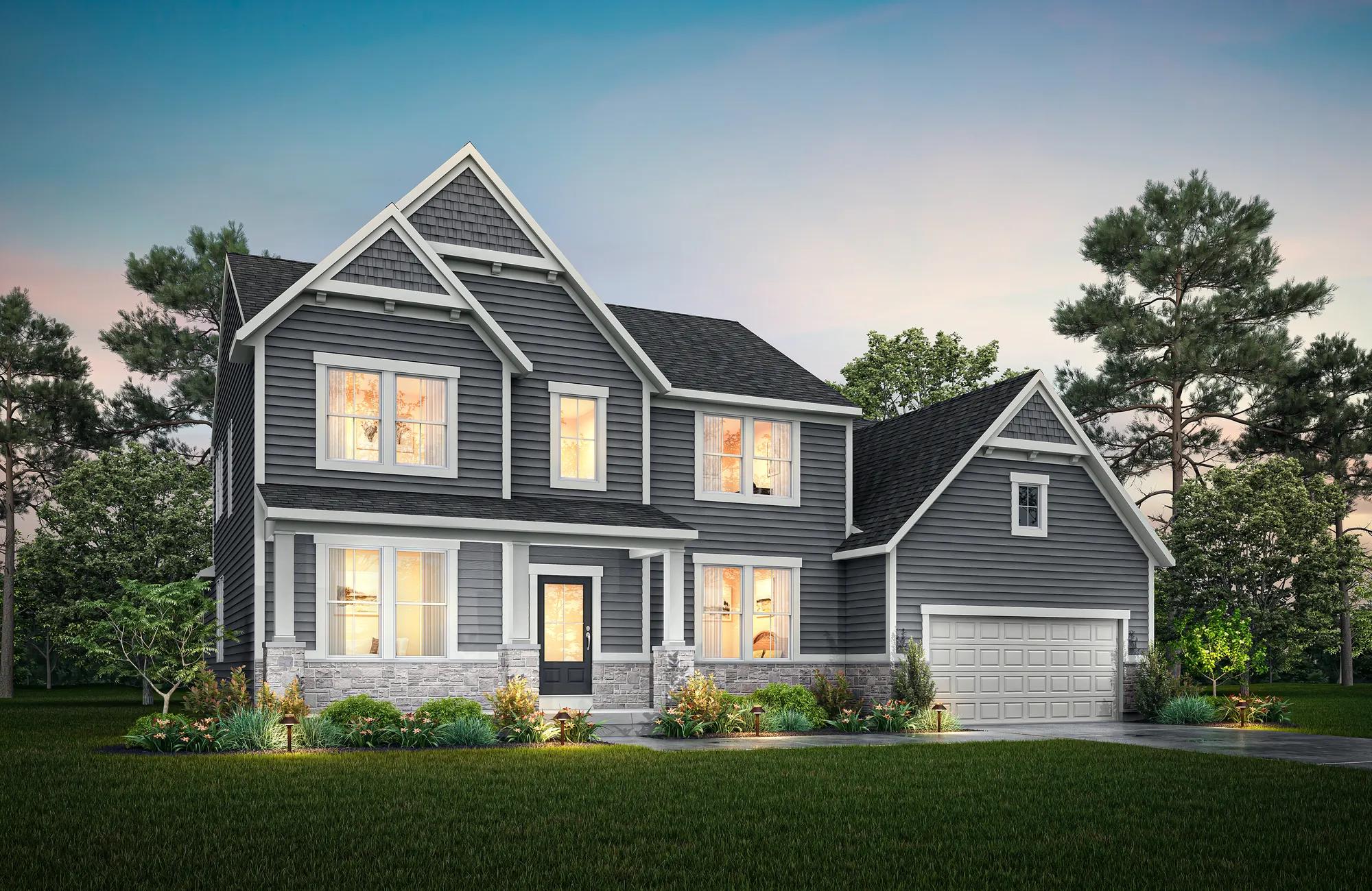 New Home Floor Plans | The Viola at Fieldstone landings Avon Ohio