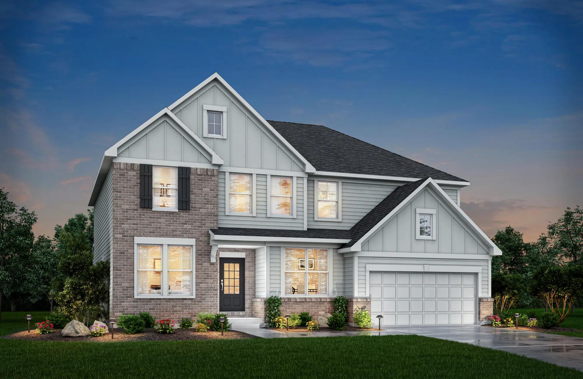 New Home Floor Plans | The Vanderburgh at ivy Lane