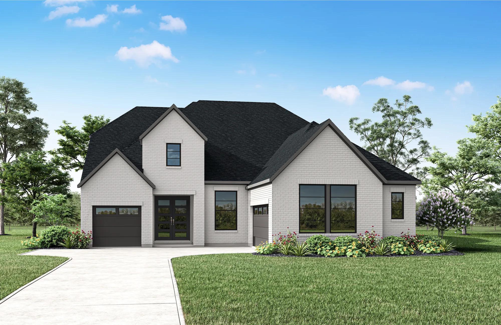 New Home Floor Plans | The Locklan at Homestead 62 in Rockwall, TX