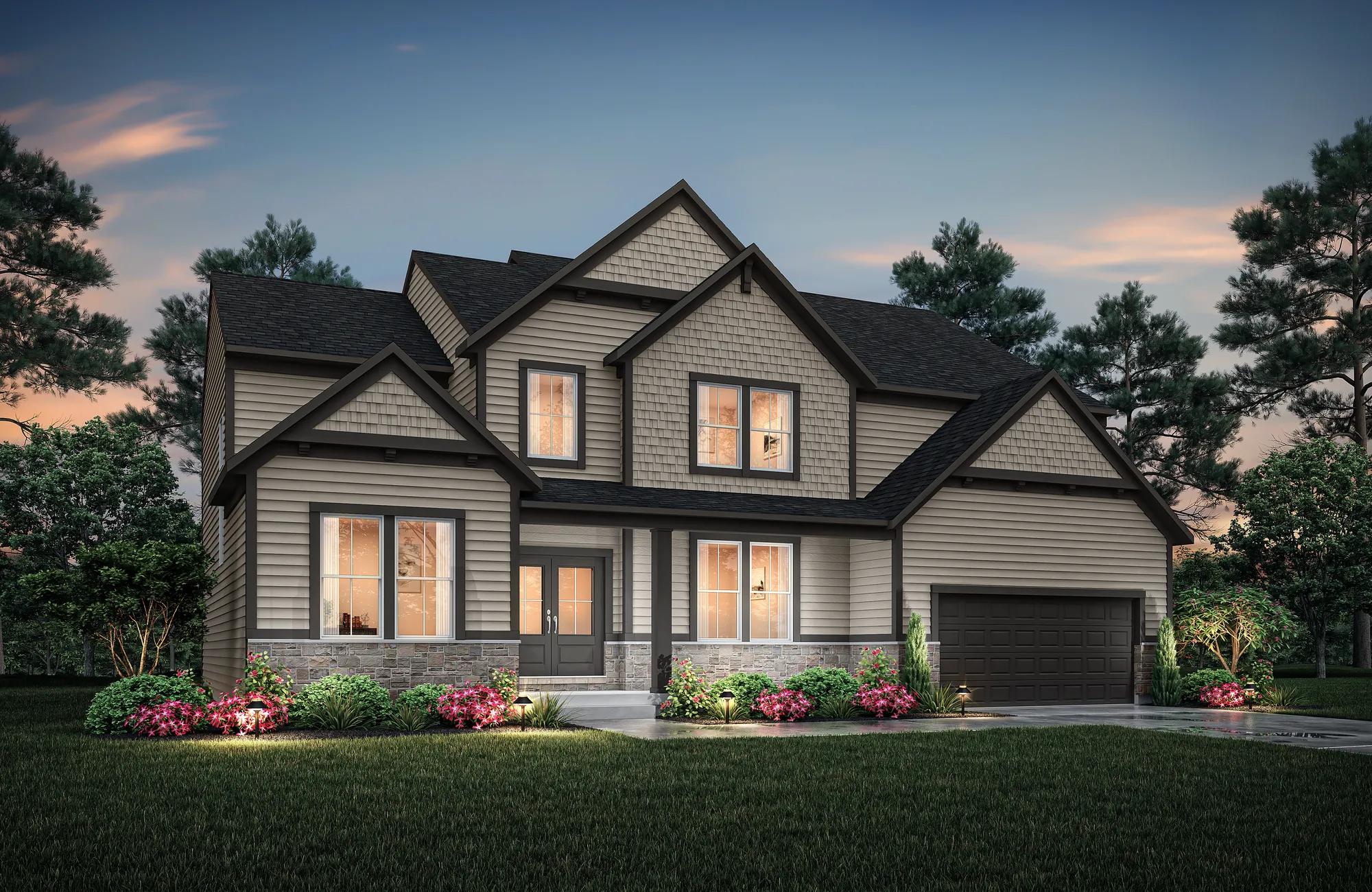 New Home Floor Plans | The Champ at Fieldstone landings Avon Ohio