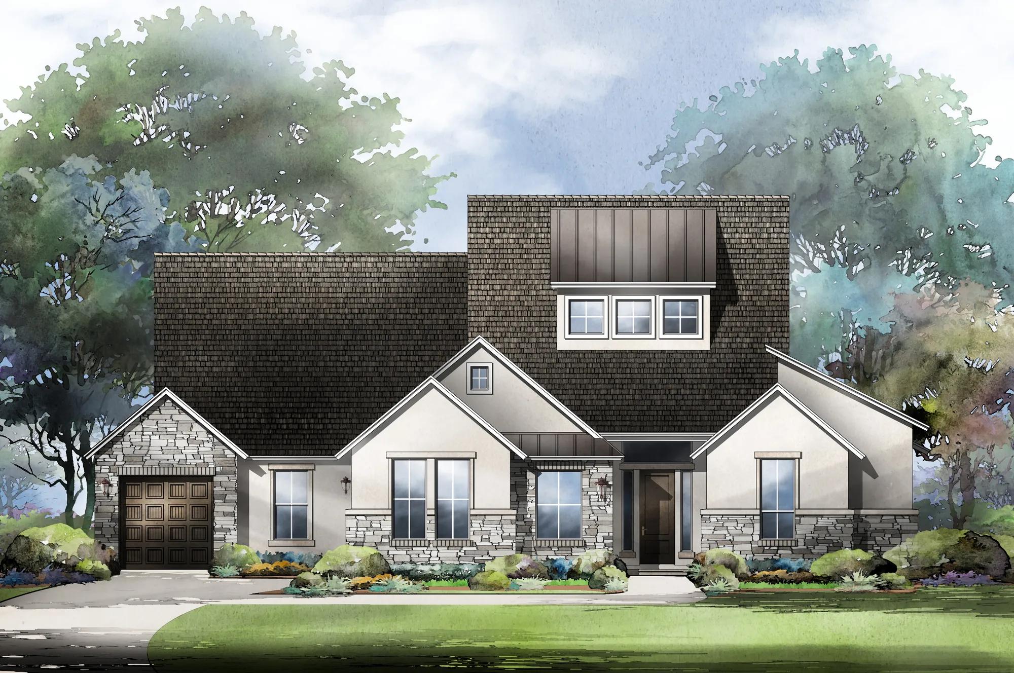 New Home Floor Plans | The Llano at Kinder Ranch in San Antonio