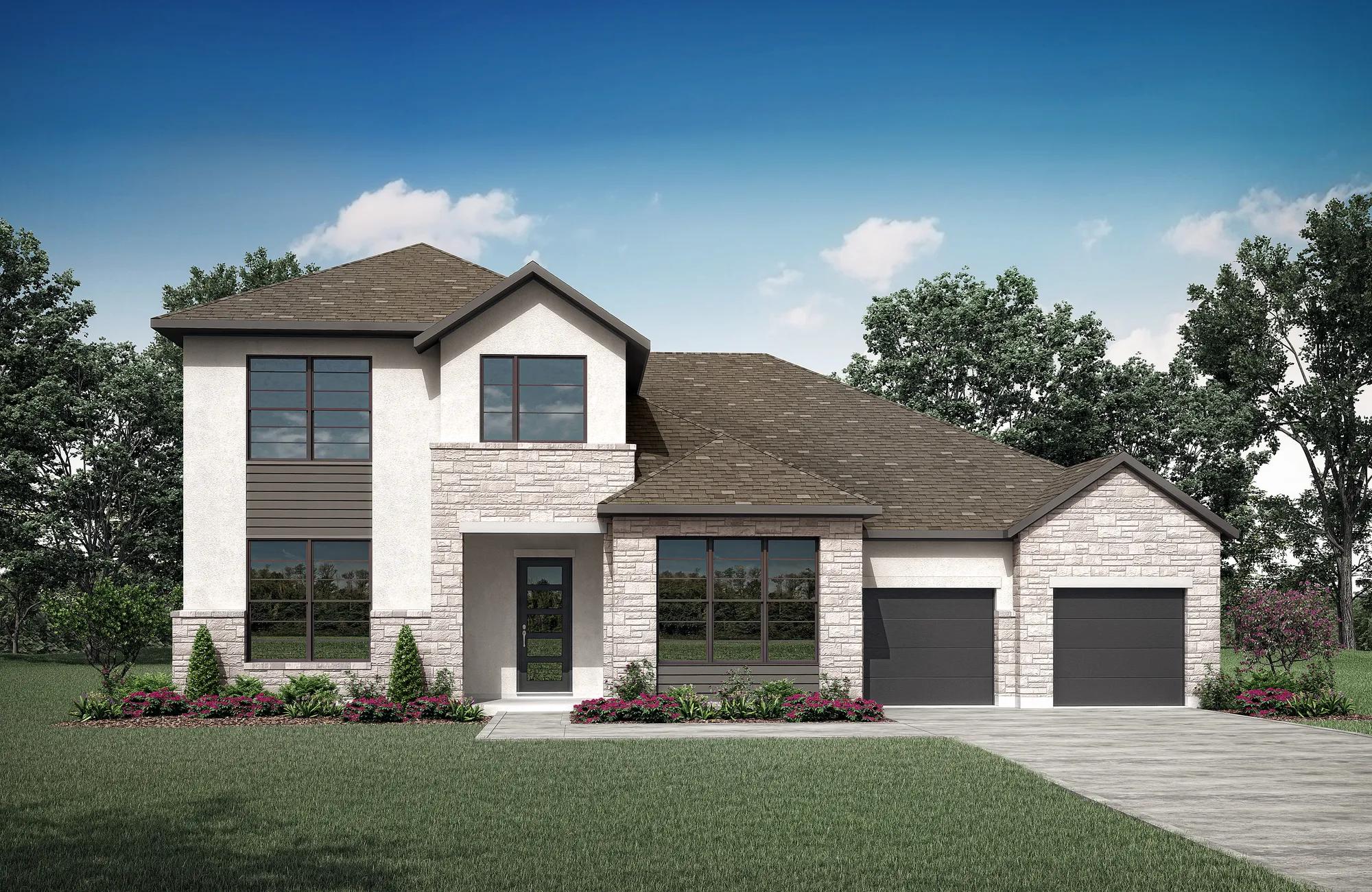 The Somerville Floor Plan at Wolf Ranch West Bend 70'