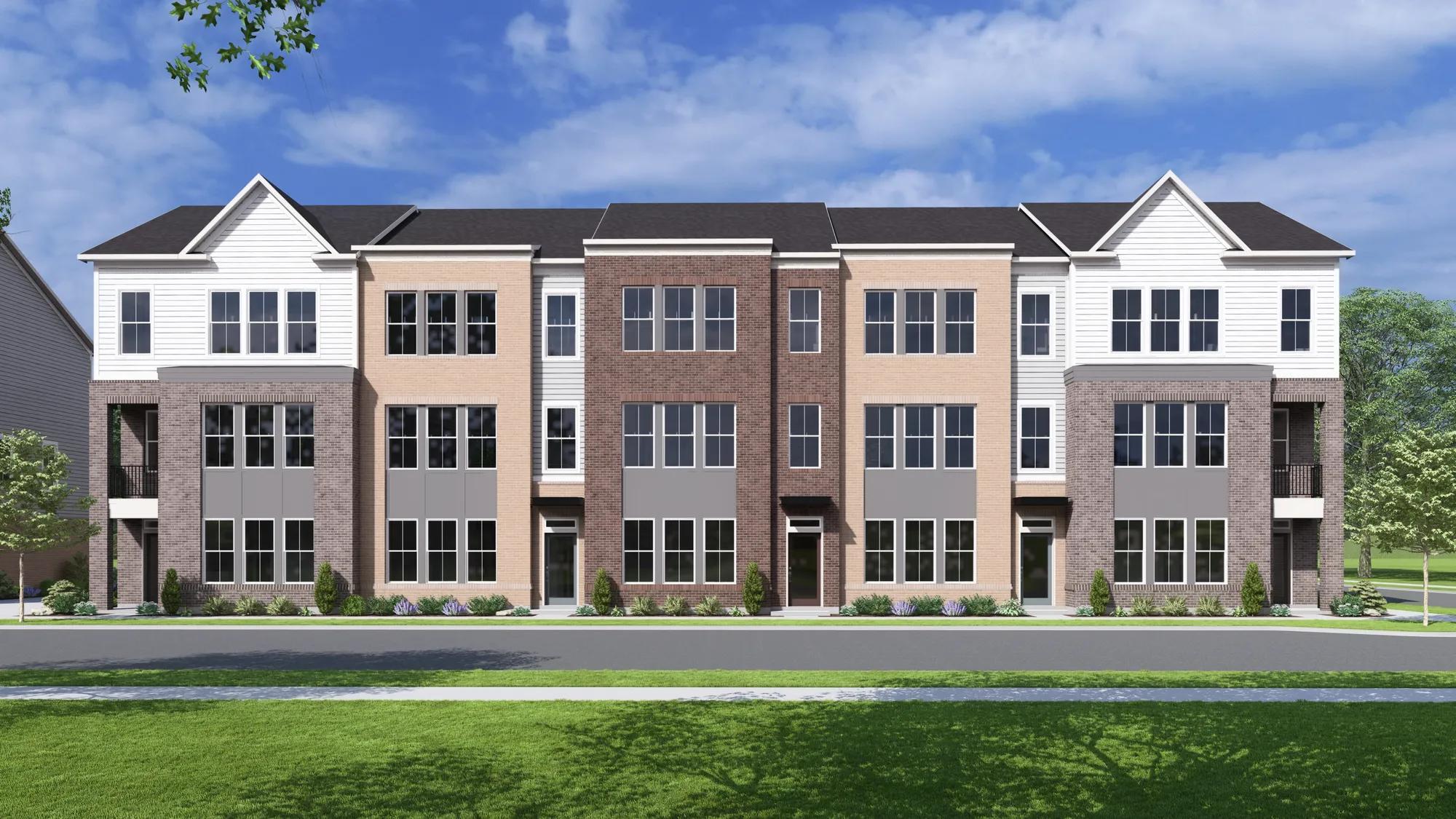 New Townhome Floor Plans | The Highgrove at Brickyard