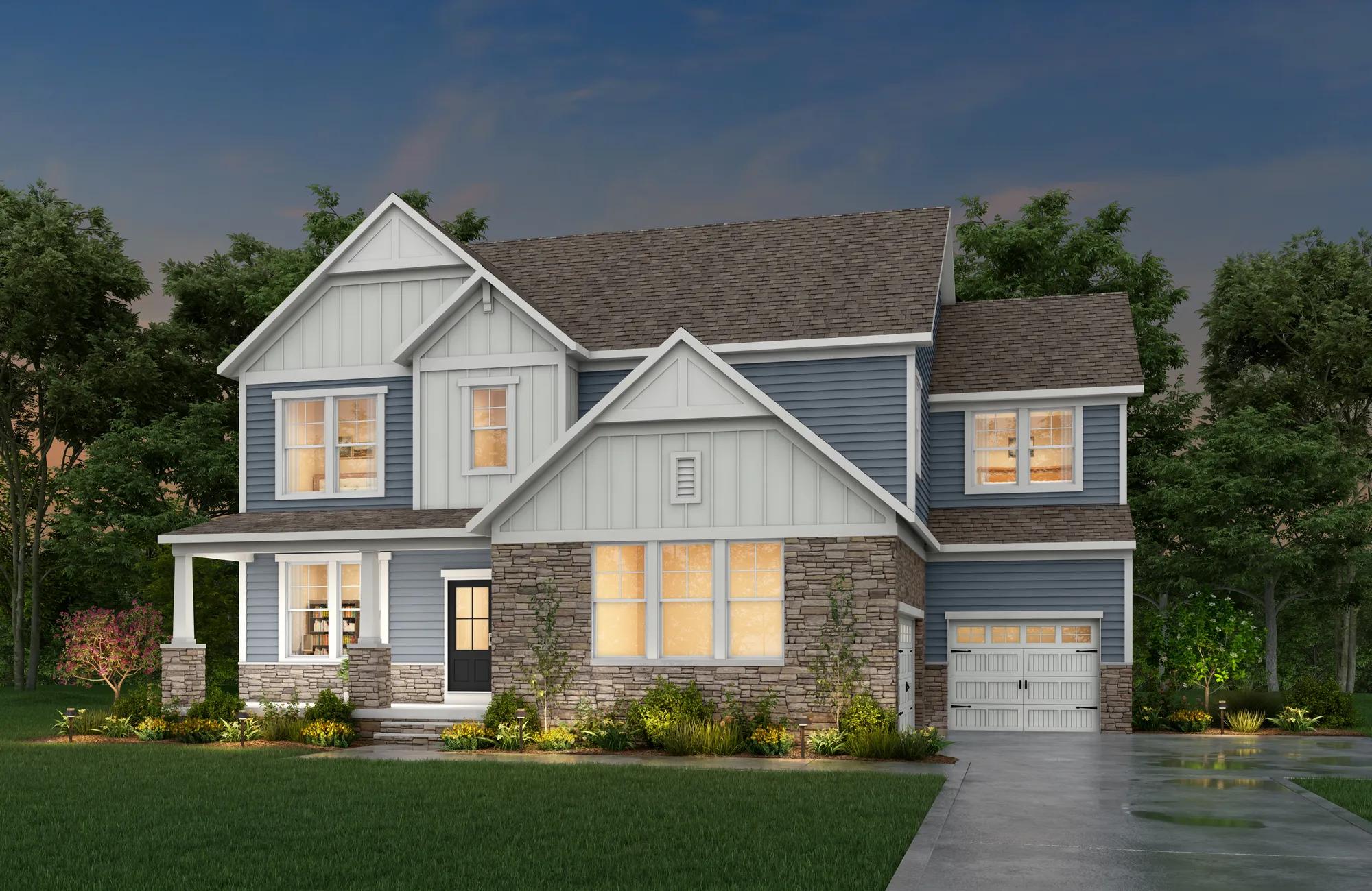 The Theodore Floor Plan at Corbett Landing in Pittsboro, NC